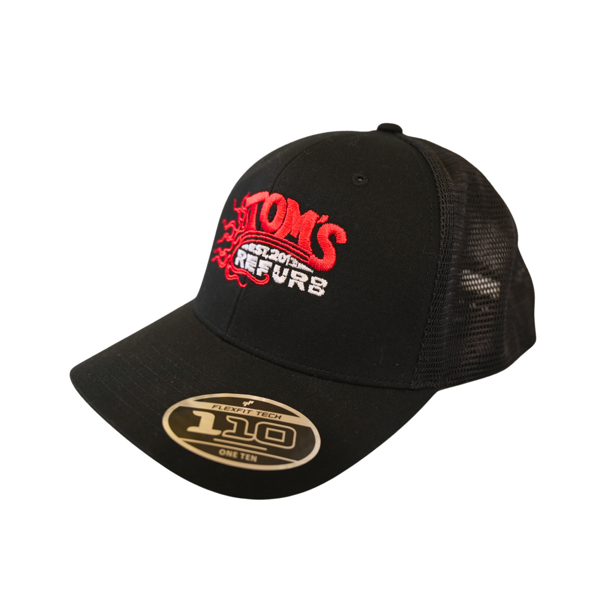 Black Flex-Fit Tom's Refurb Hat